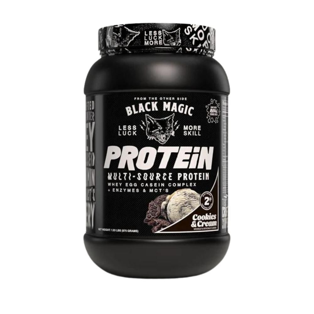 Multi-Source Protein- Whey, Casein, Egg, MCTs | Black Magic Supply ...