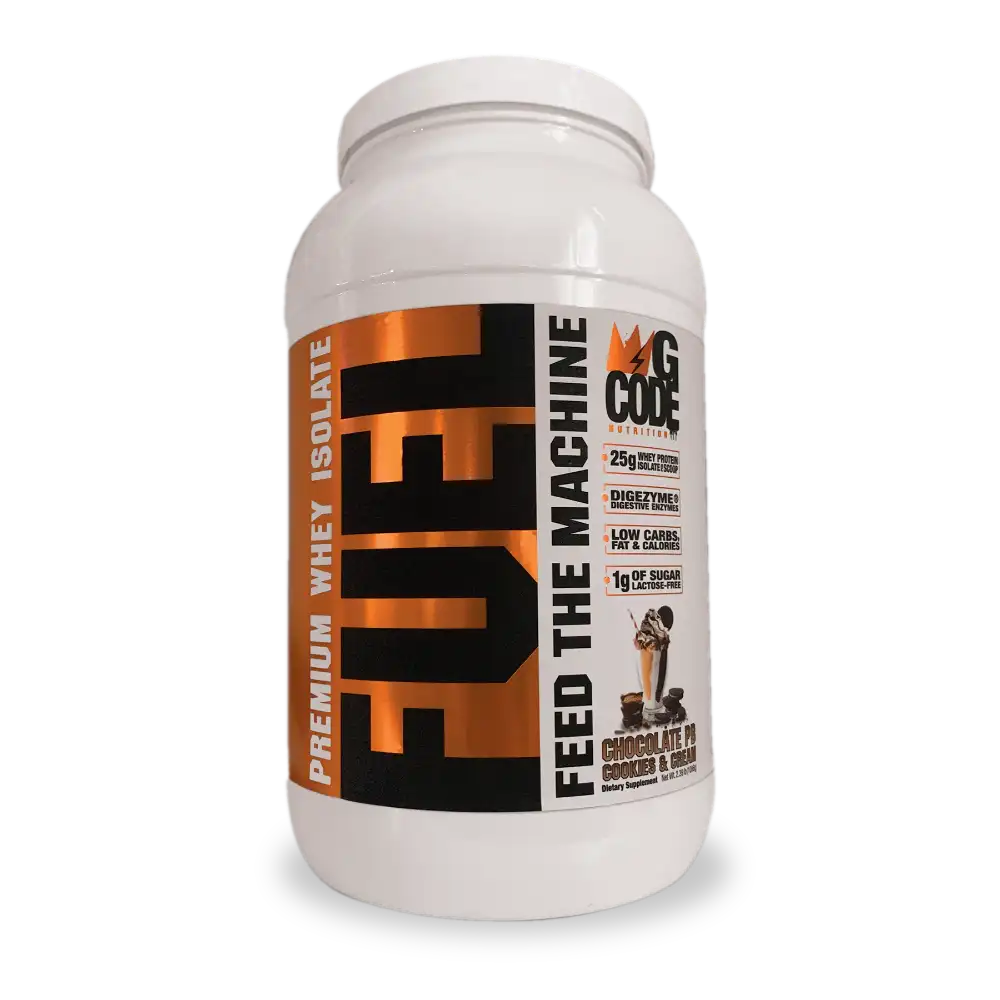 FUEL: Premium Whey Protein Isolate | G Code Nutrition – Shredded Rx