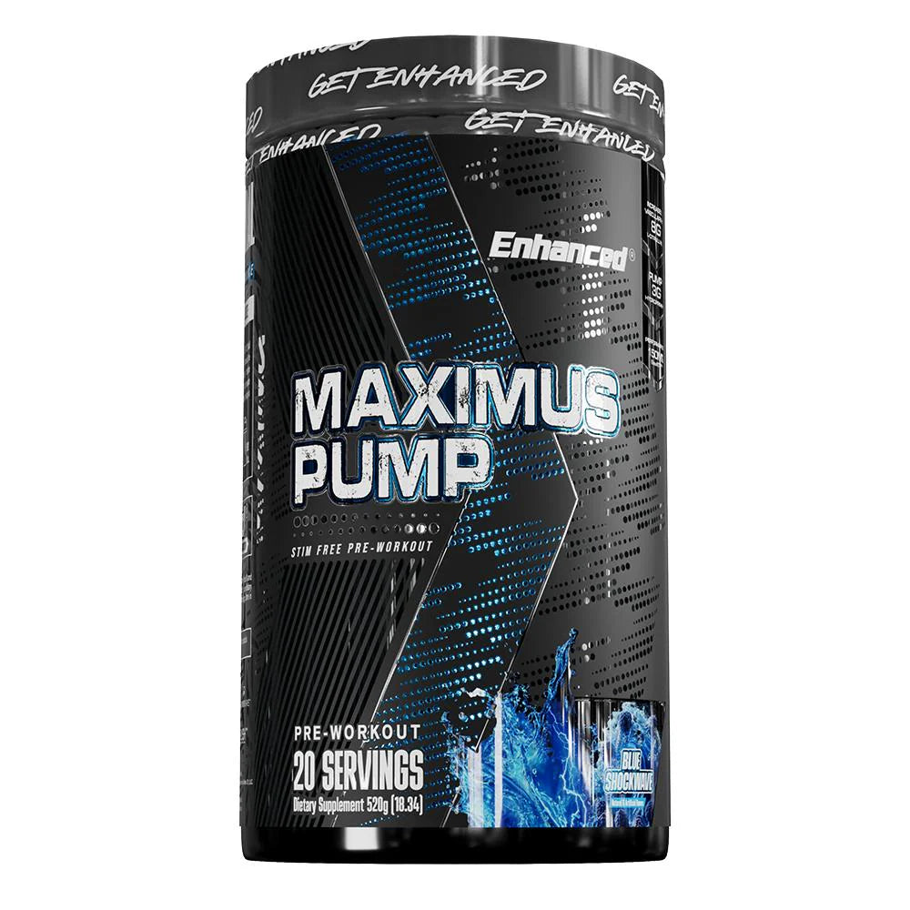 Maximus Pump Stim Free Pre-Workout | Enhanced Labs – Shredded Rx