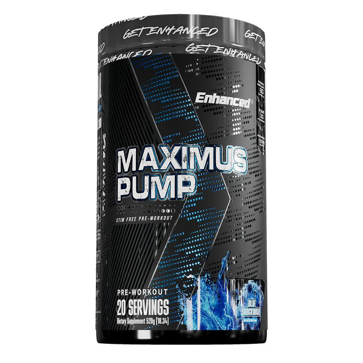 Maximus Pump Stim Free Pre-Workout | Enhanced Labs – Shredded Rx