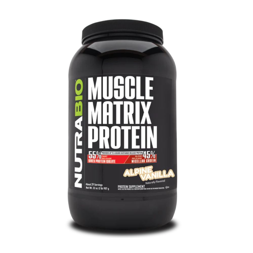 Muscle Matrix Protein Whey Casein Blend | NutraBio – Shredded Rx