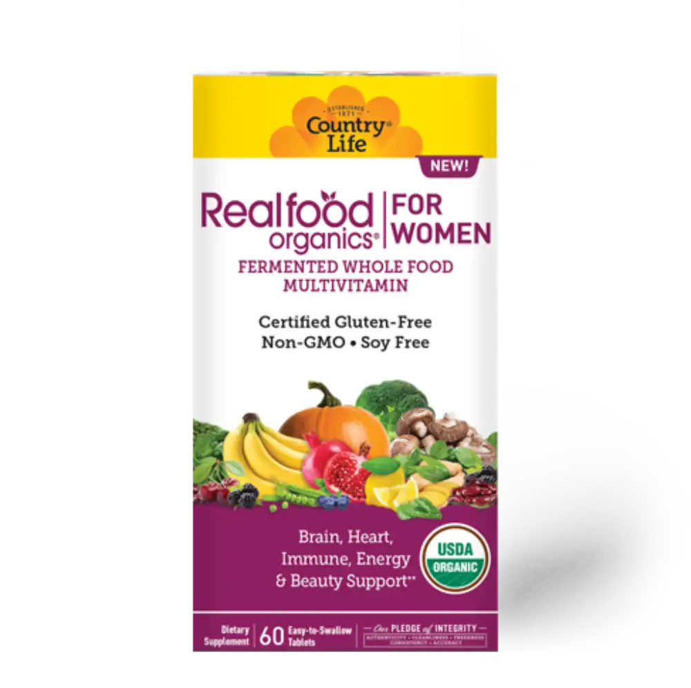 Realfood Organics Multi-Vitamin For Women | Country Life Vitamins ...