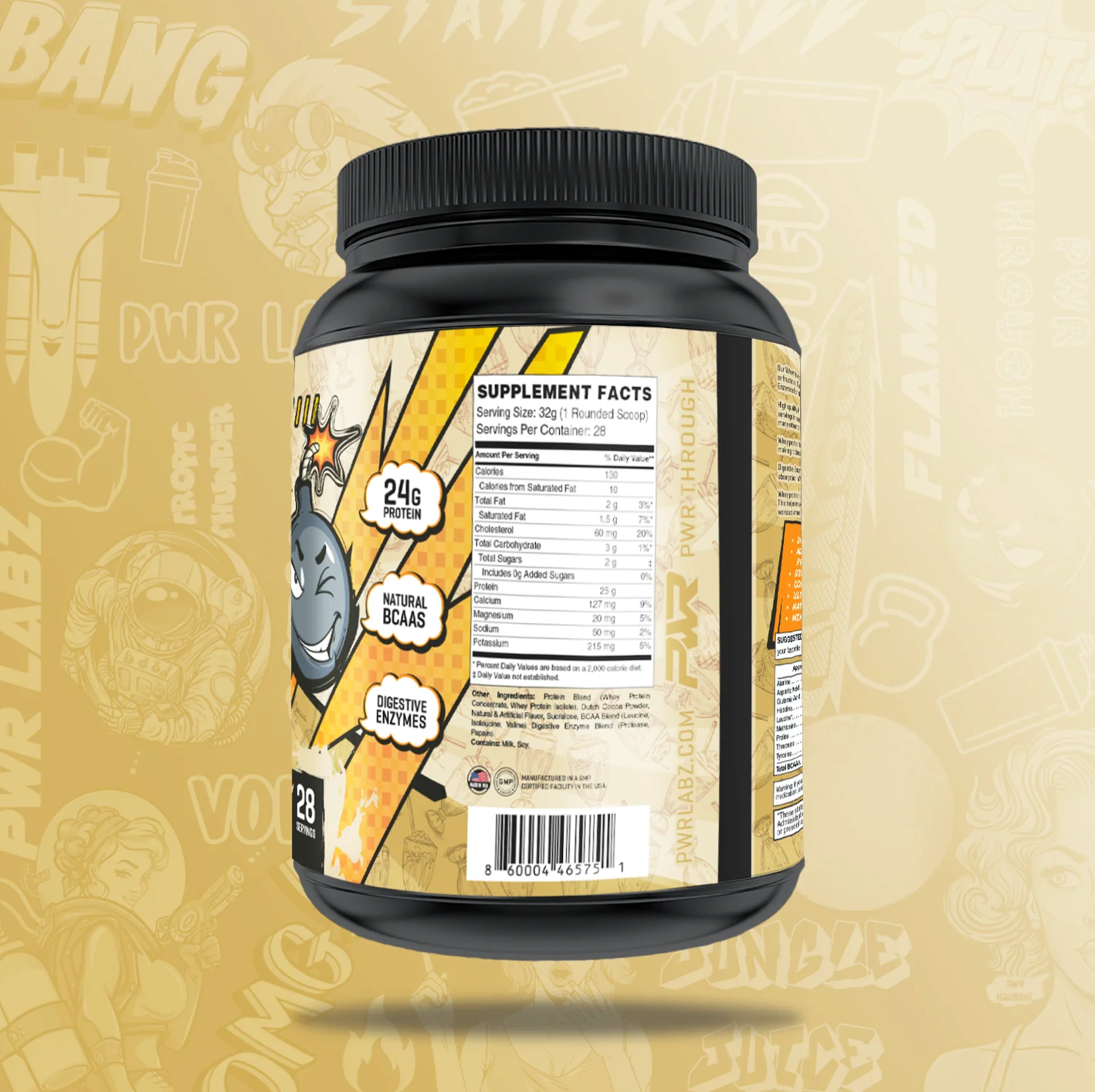 PWR Labz Signature Whey Protein, Premium Whey Protein, PWR LABZ ...