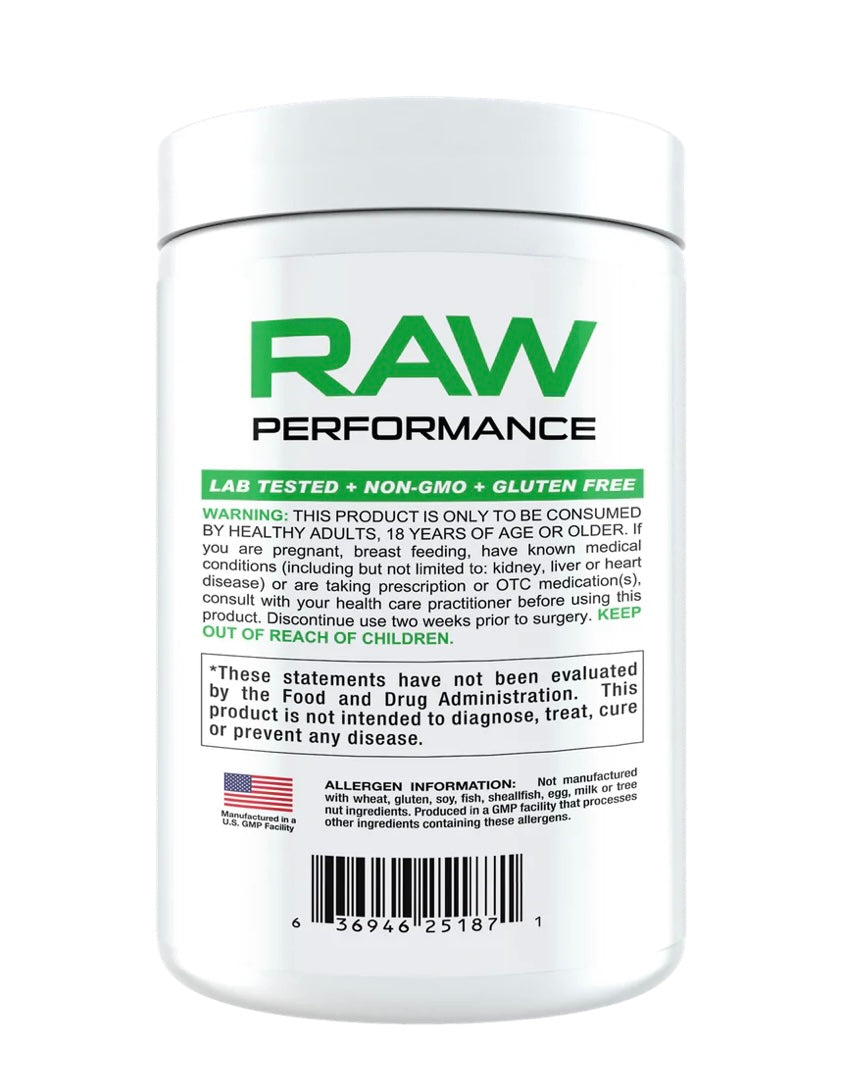 Raw Performance Micronized Creatine Monohydrate Supplement ...